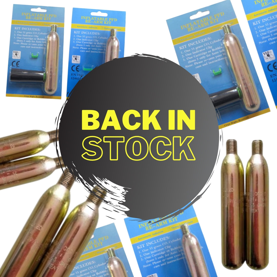 CO2 Air Cylinder and Manual Re-Arm Kits for Inflatable PFD. Australia ...