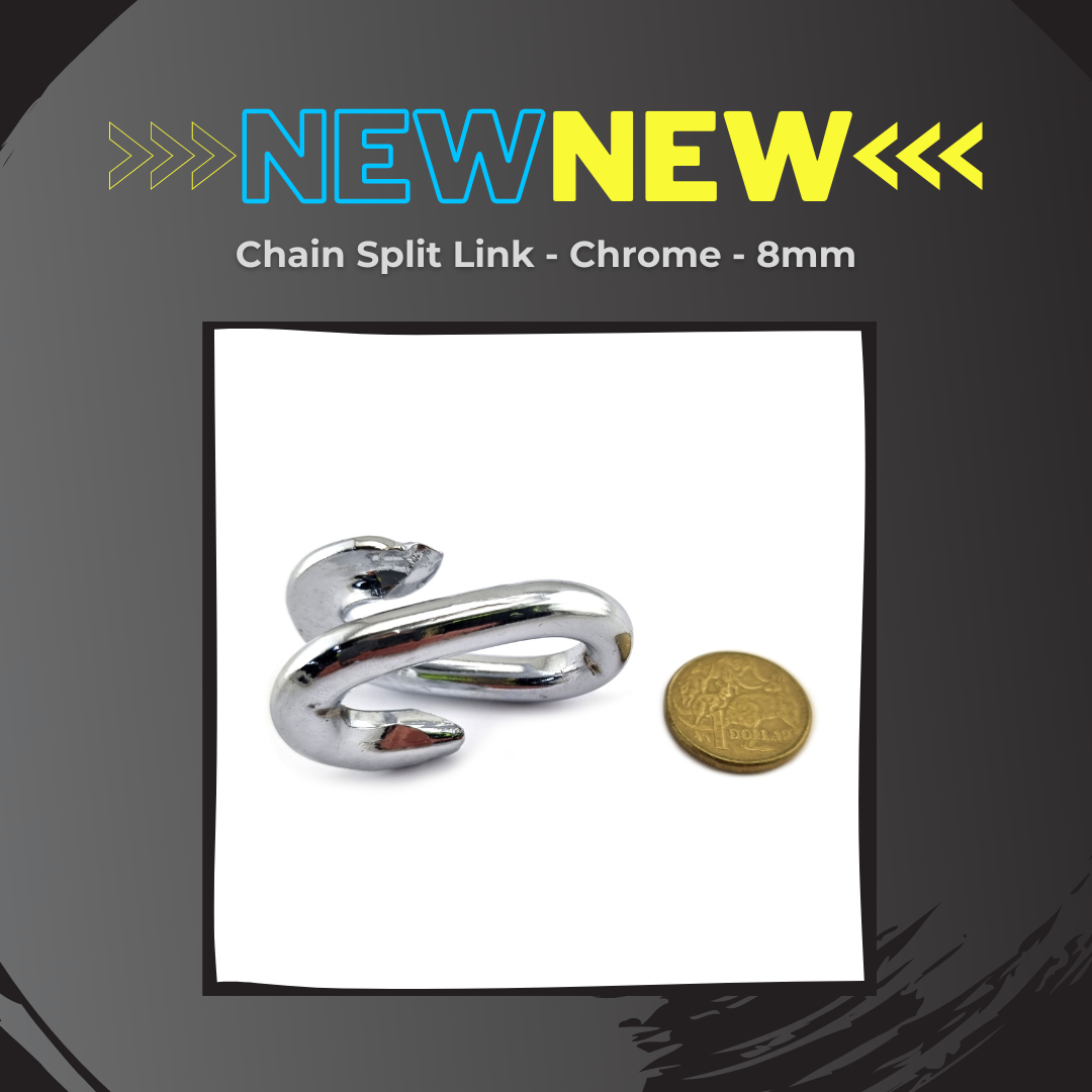 New Hardware - Chrome Chain Connecting Links. Shipping Australia wide ...