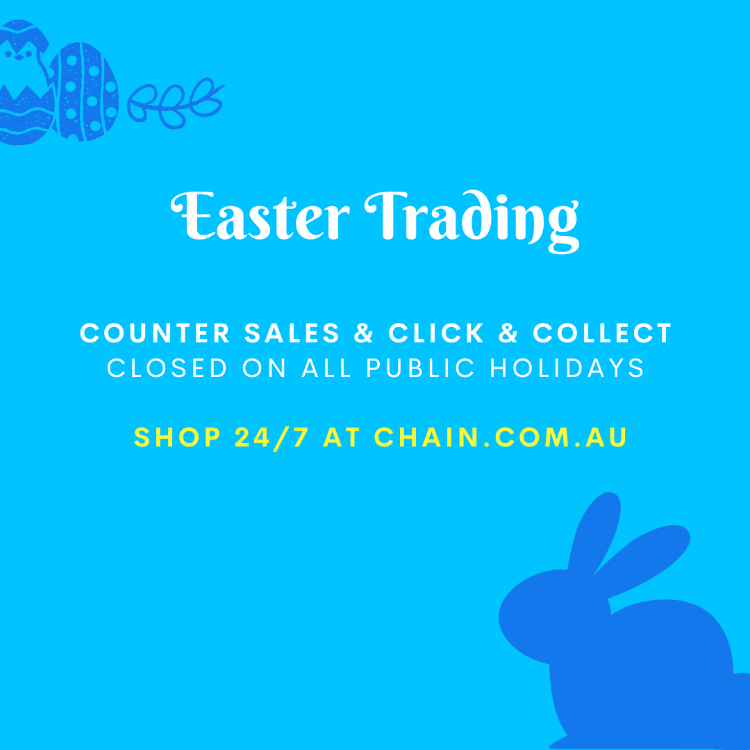 Easter Holiday Trading 2025 - Closed Public Holidays | Chain.com.au