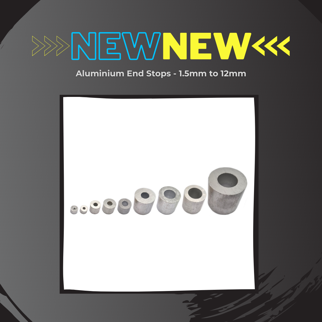 New! End Stops in Aluminium | Chain.com.au