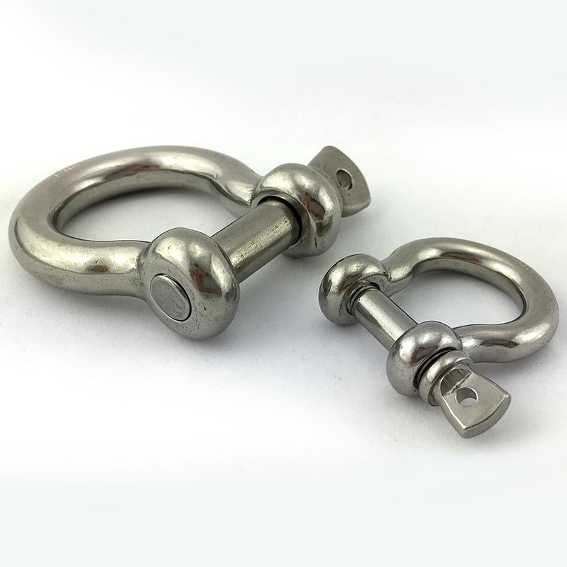 D Shackle - Stainless Steel - Sizes: 3mm up to 25mm. Australia | Chain ...