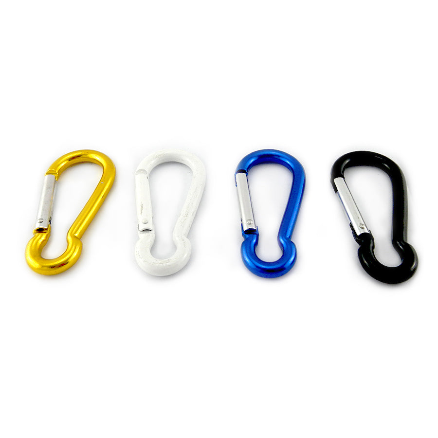 Aluminium Snap Hooks - Black Blue Gold Green Orange Red Silver White ...