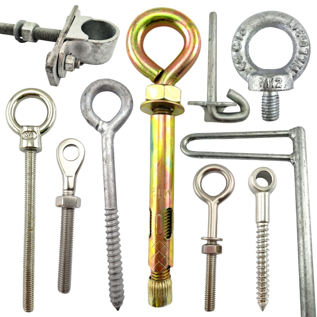 Eye Bolts - Stainless Steel, Galvanised & Zinc Passivated. – Chain.com.au