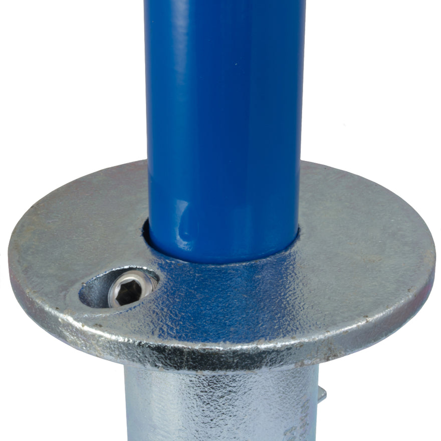 Base Flange with Toe Board Adapter. Interclamp Code 242 | Chain.com.au