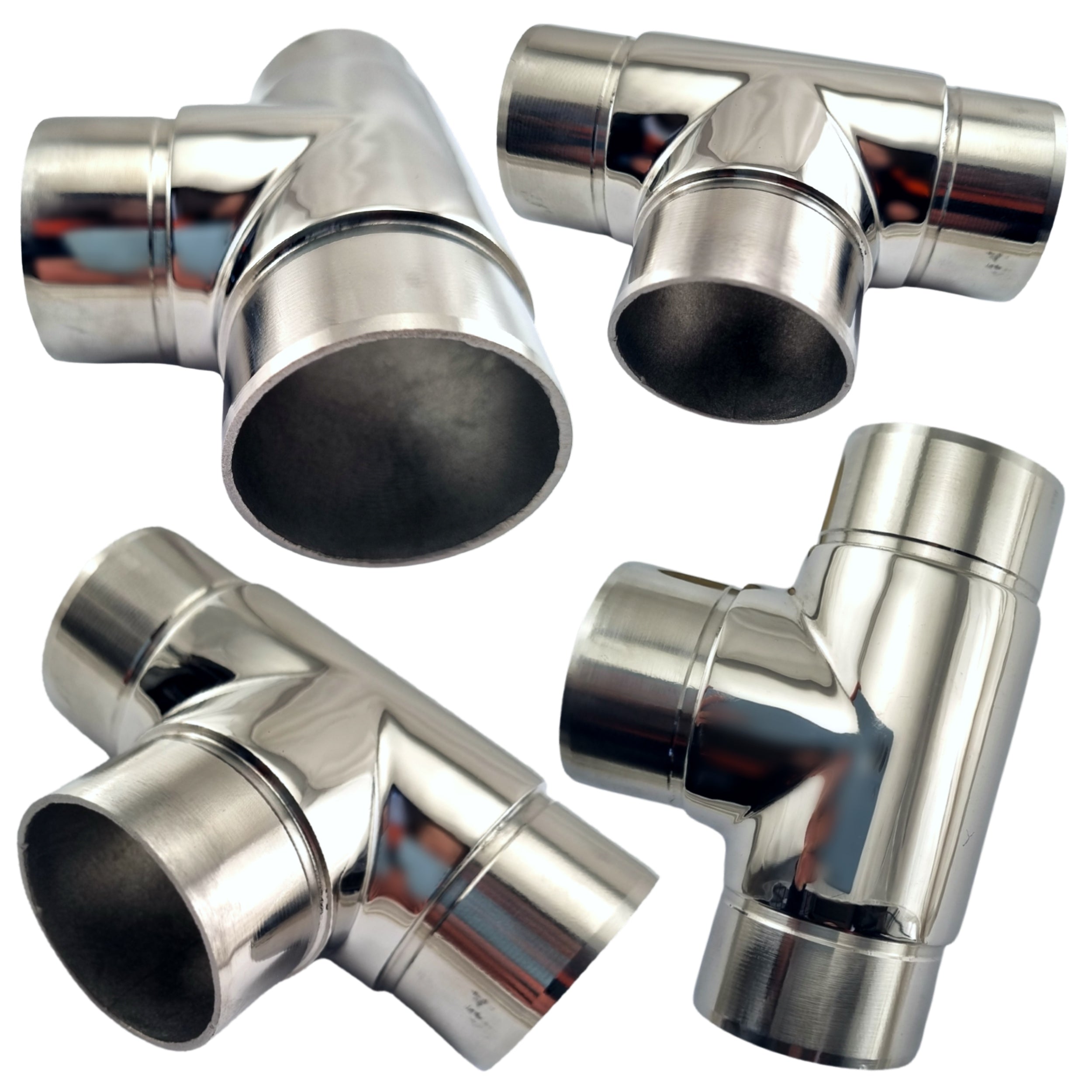 Rail Fittings - 3-Way T/Tee Joiner in Stainless Steel. Australia ...