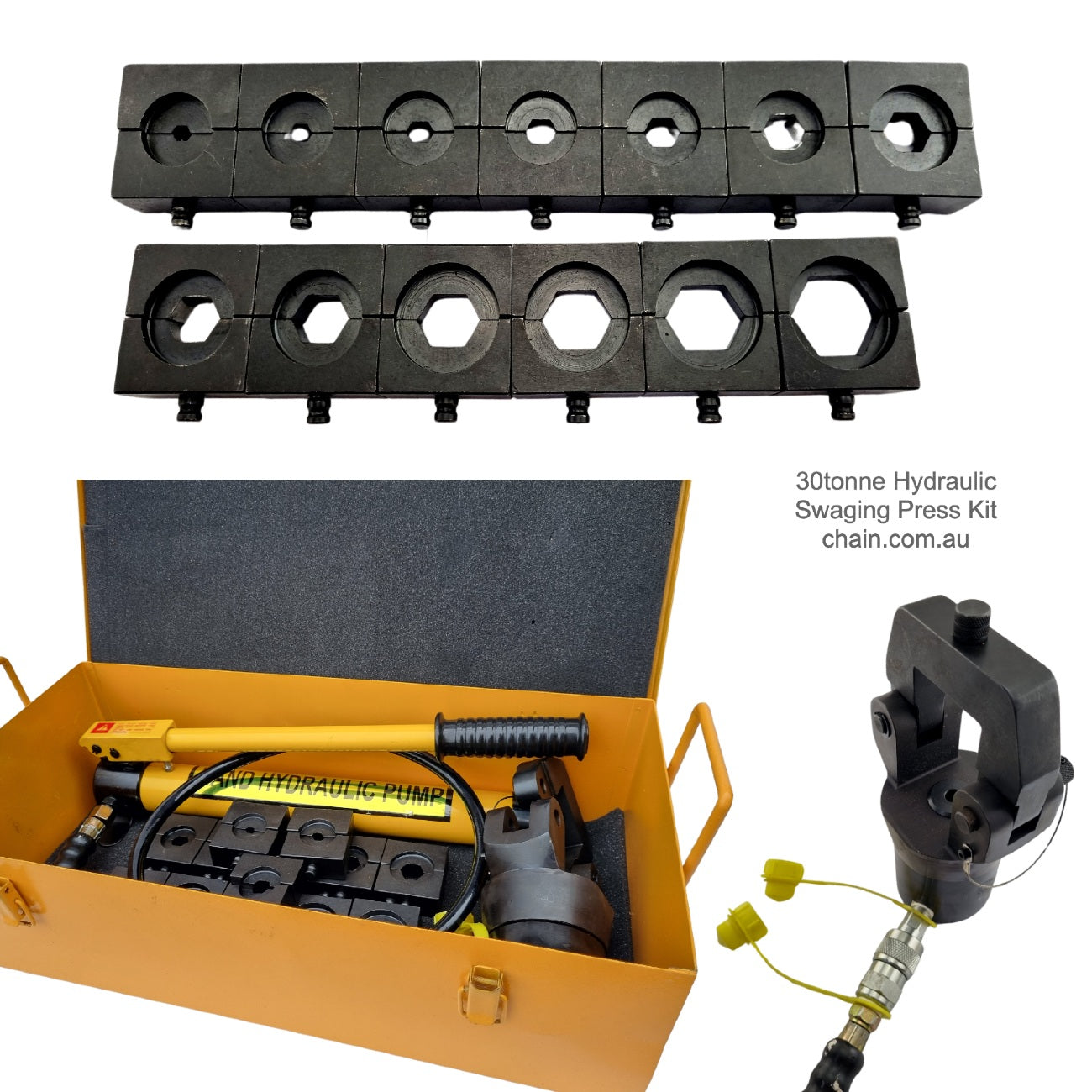 Hydraulic Swaging Press Machines - Up to 32mm (30 tonne). Australia ...