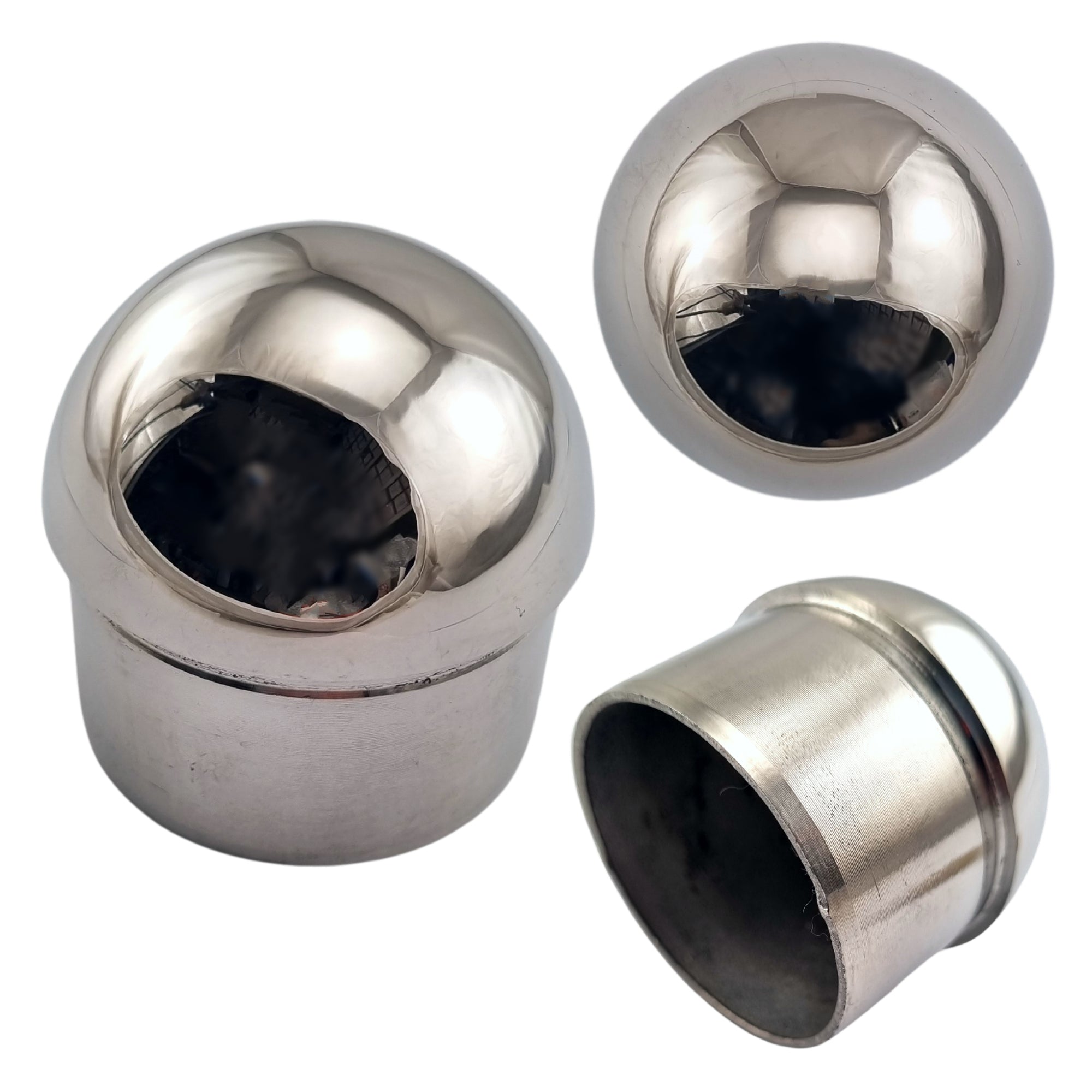 Rail Fittings - Stainless Steel End Cap Domed. Australia | Chain.com.au