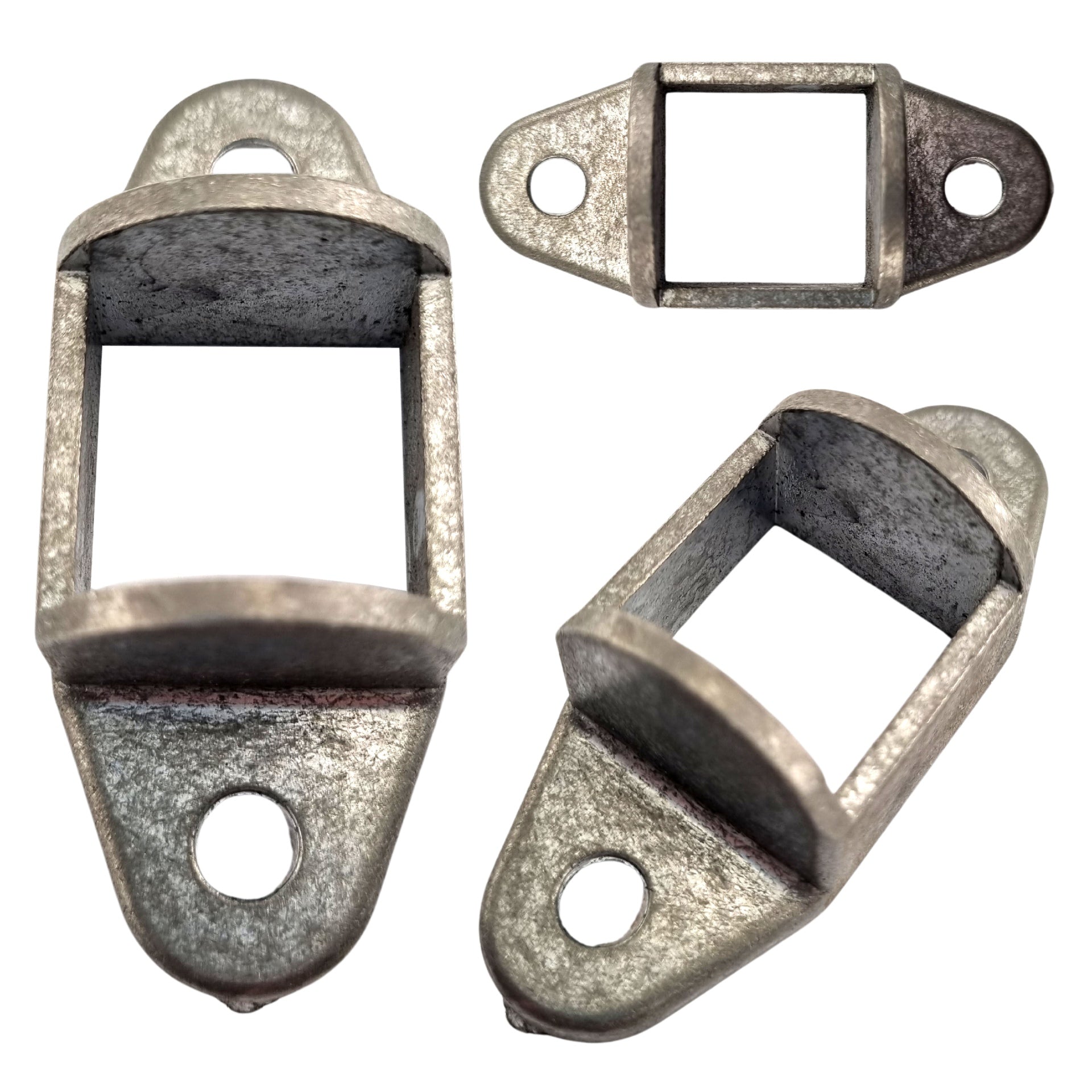 Horizontal - Double Lug - 2 Fixing Hole - Fence Bracket. | Chain.com.au