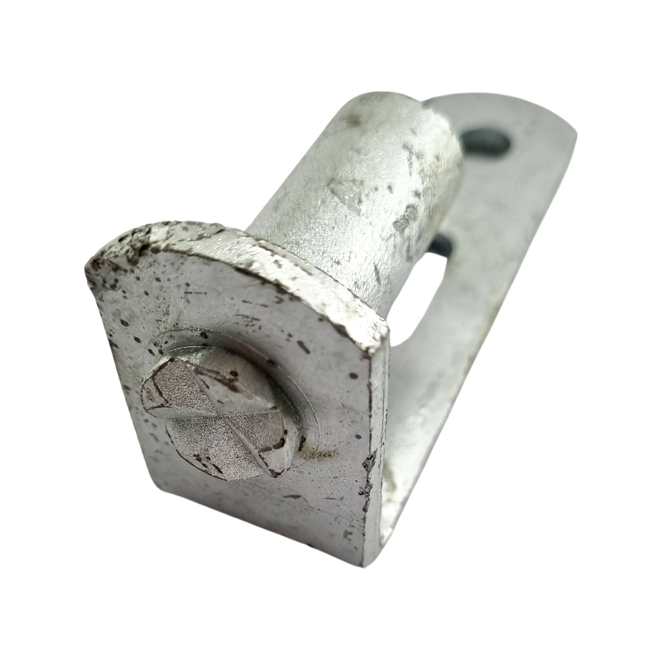 Angle Post Gudgeon and Strap, Galvanised. Australian Made | Chain.com.au