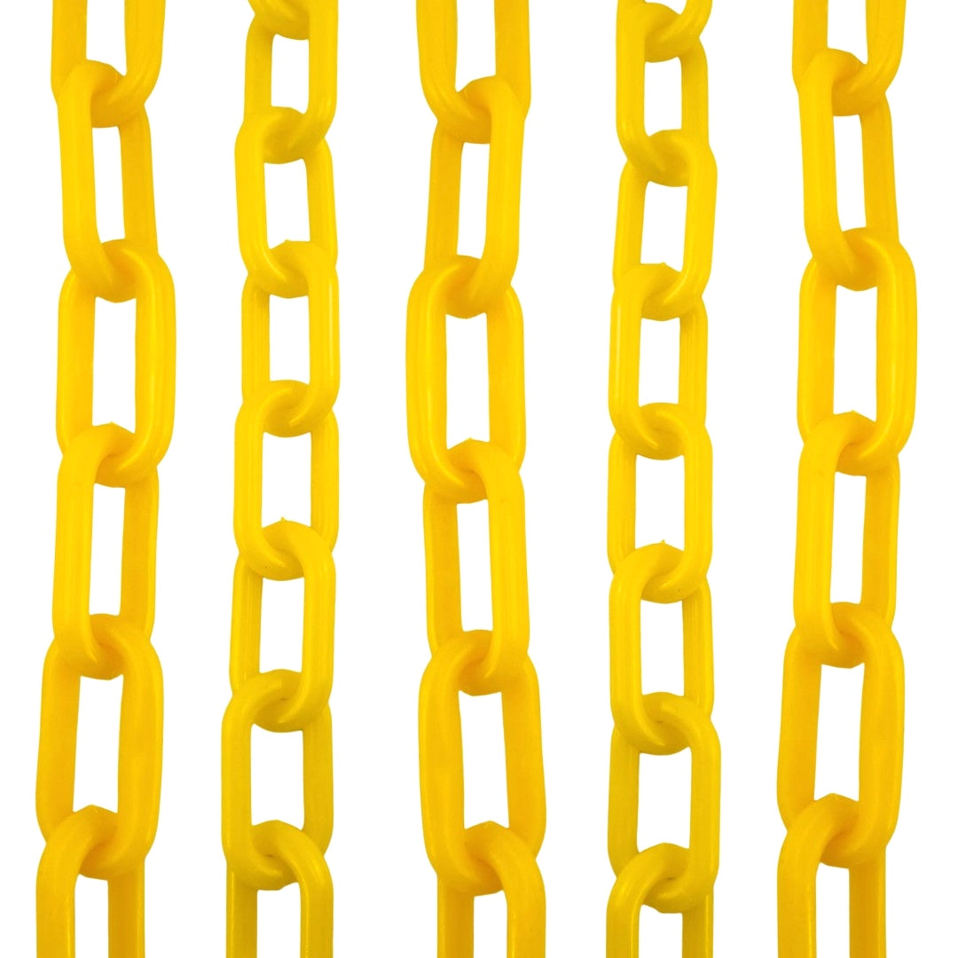 Yellow Plastic Chain. Sizes: 6mm & 8mm. By the Metre & Bulk Buy ...
