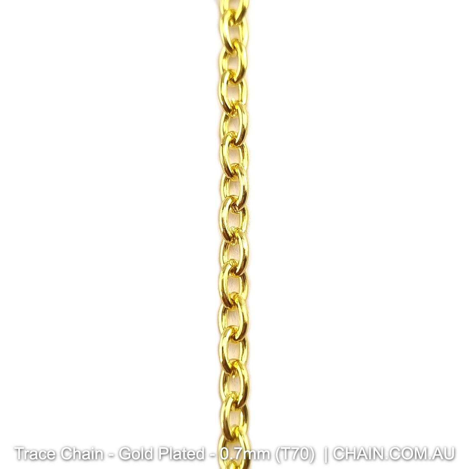 Trace Chain Gold Plated Jewellery Chain. Australia Wide Delivery ...