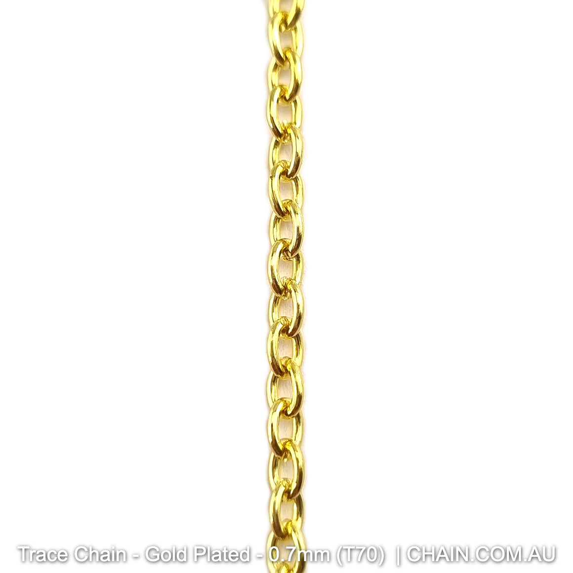 Trace Chain Gold Plated Jewellery Chain. Australia Wide Delivery ...