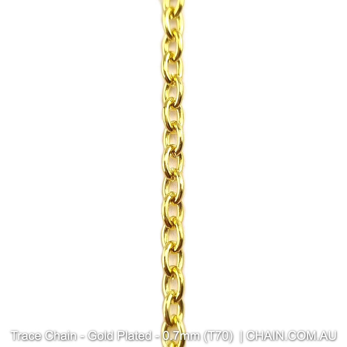 Trace Chain Gold Plated Jewellery Chain. Australia Wide Delivery ...