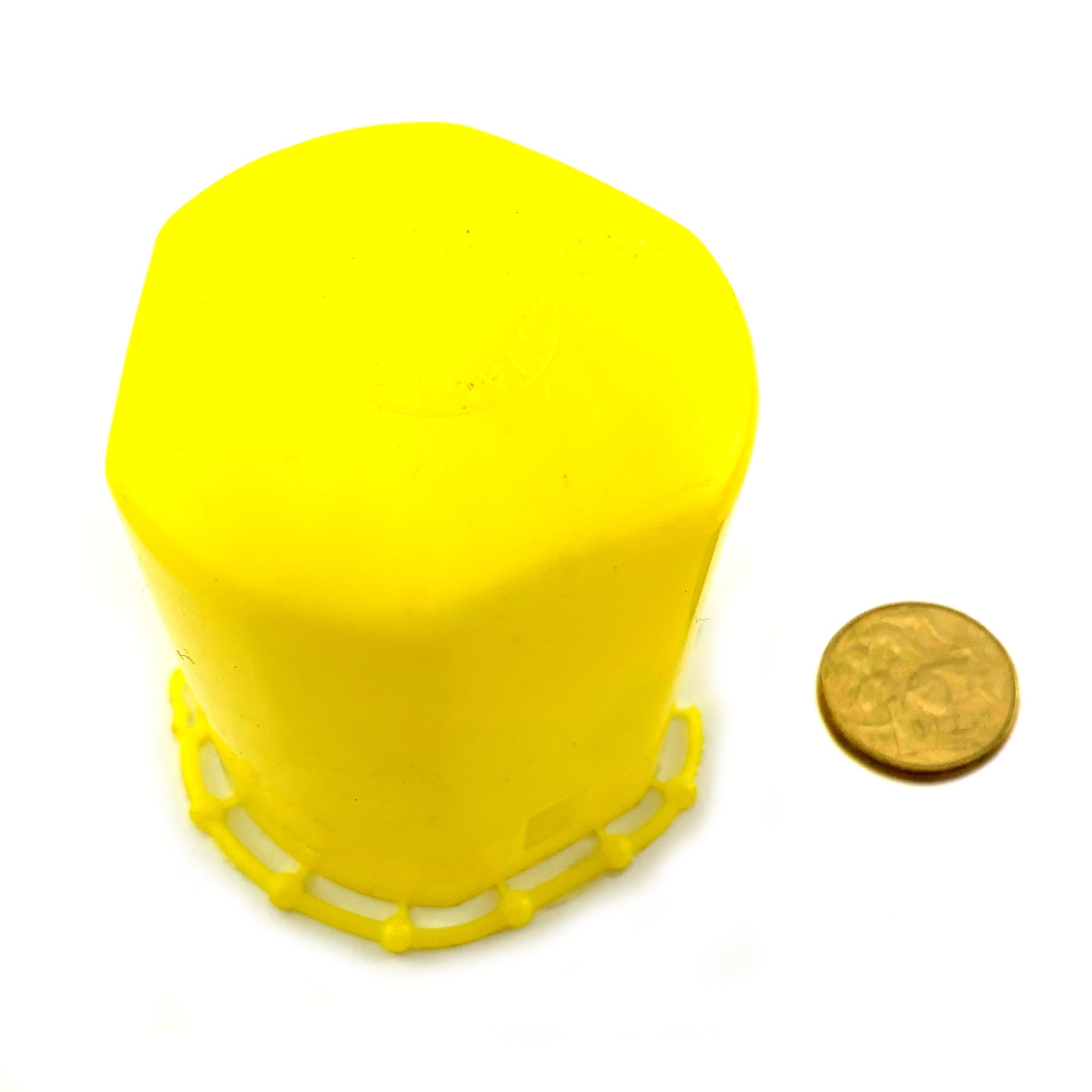 Plastic Yellow Safety Caps x 100. Australian Made. | Chain.com.au