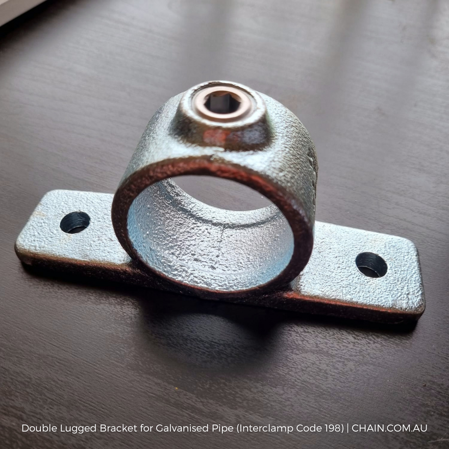 Handrail Bracket for Galvanised Pipe. Interclamp Code 143. Australia ...