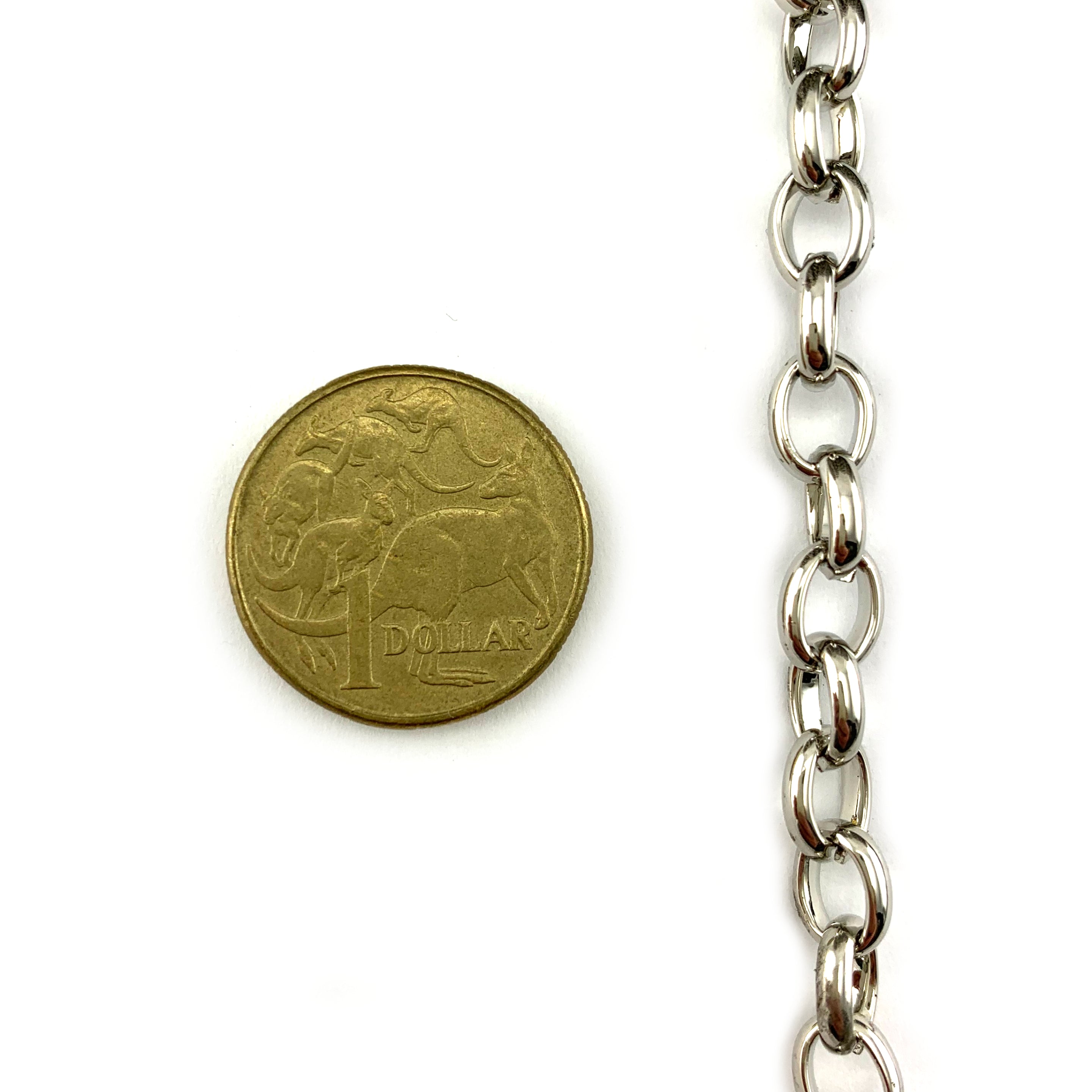 Chrome Box Chain 2mm. Chain by the metre. Buy chain Australia wide ...