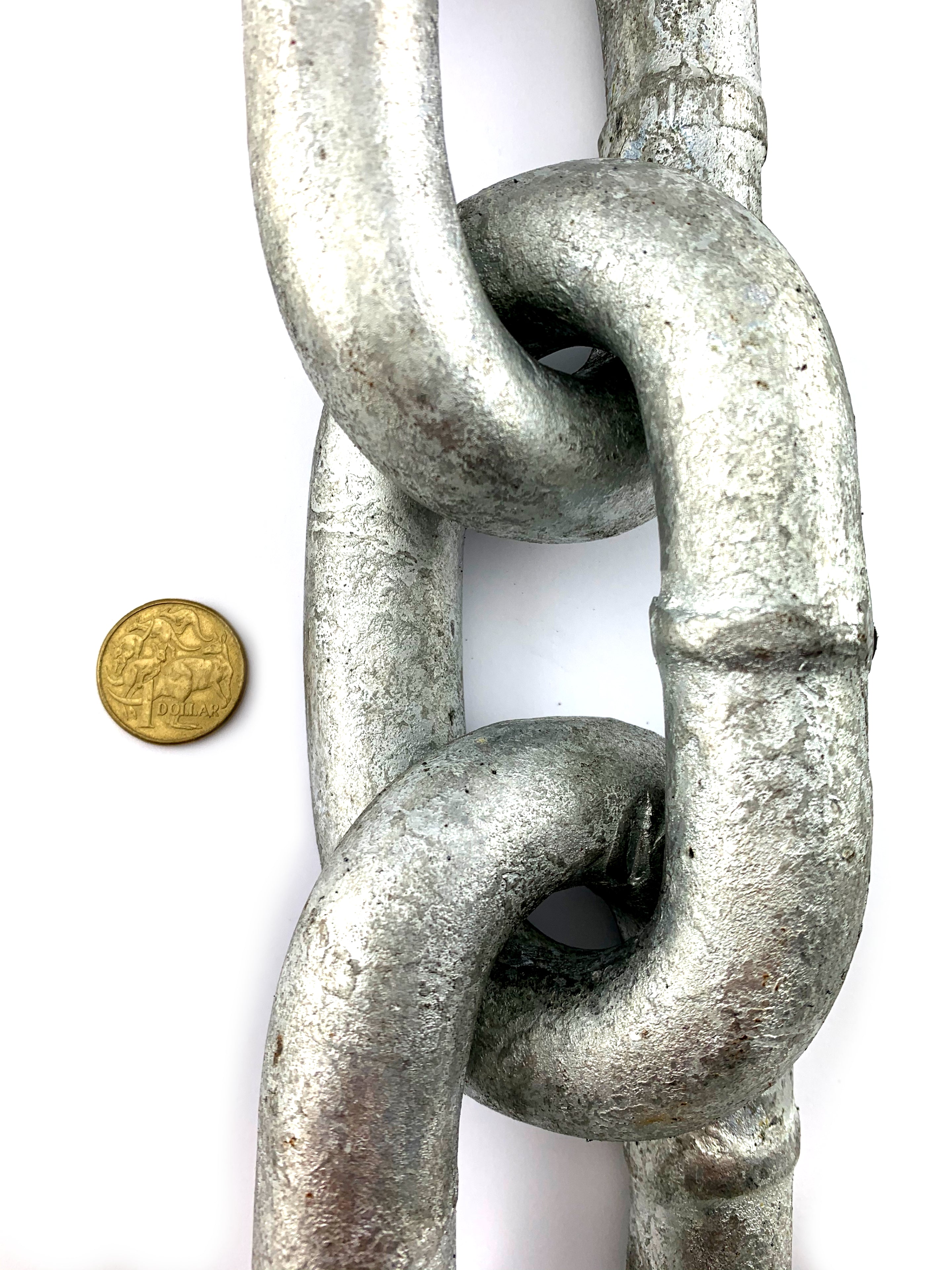 25mm Galvanised Welded Link Chain. Chain by the metre. Australia ...