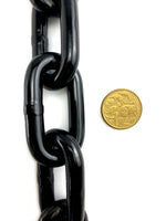 10mm Black Powder Coated Welded Steel Chain. By the Metre. Australia ...