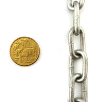 4mm Galvanised Welded Link Chain. Order chain by the metre. – Chain.com.au