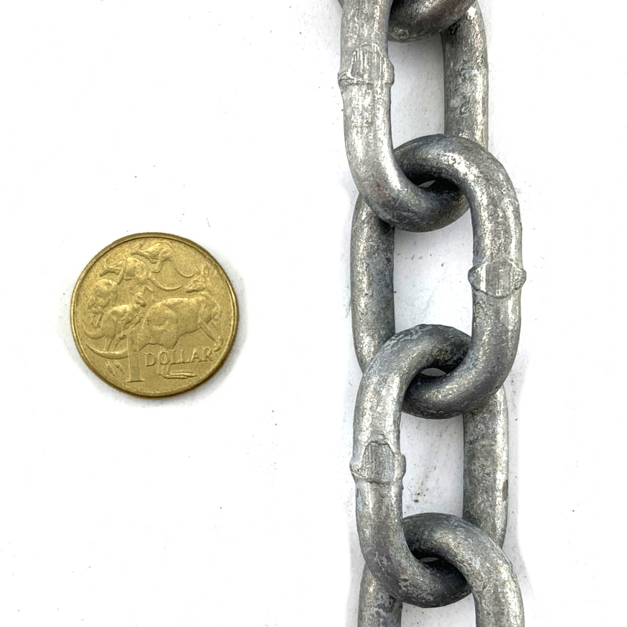 6mm Galvanised Welded Link Chain. Chain by the metre. Australia ...