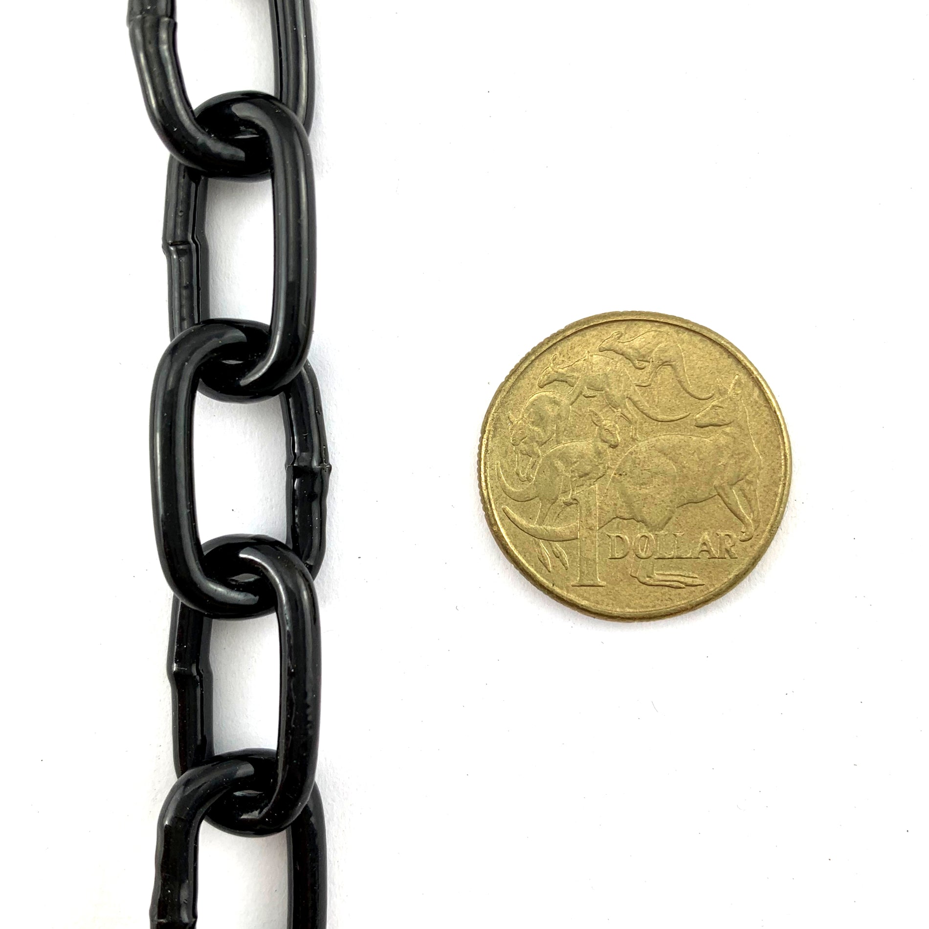 3mm Black Powder Coated Welded Steel Chain. By the metre. Australia ...