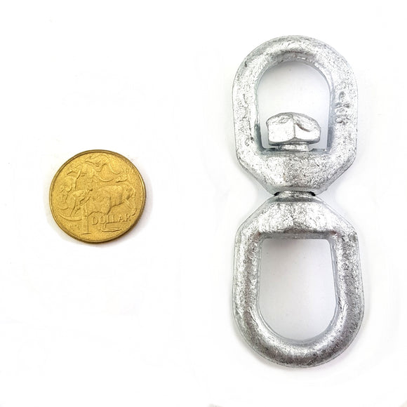 Chain Swivels in Galvanised Steel 6mm & 8mm. Shipping Australia wide ...