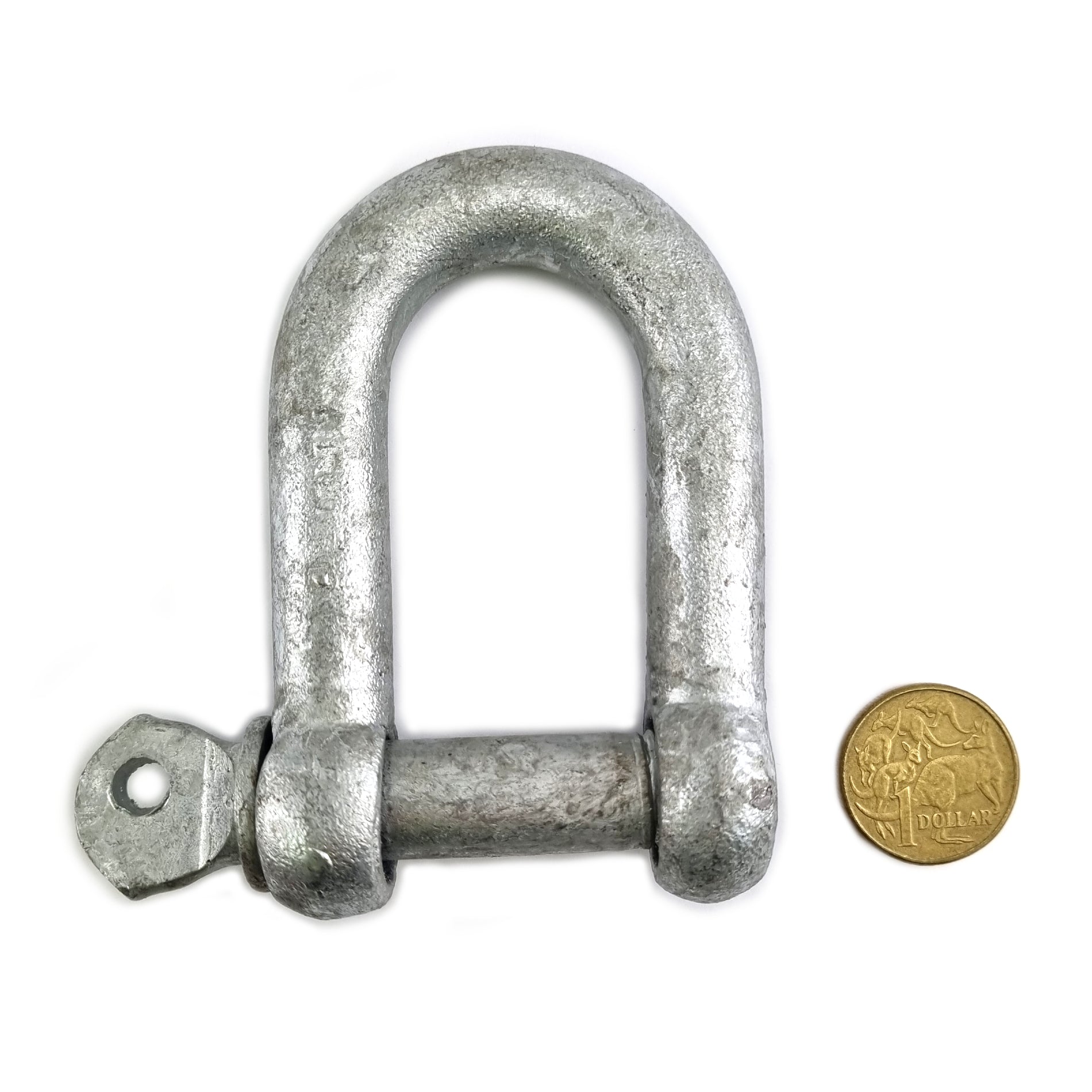Galvanised D Shackles. Sizes 6mm - 25mm. Australia wide Shipping ...