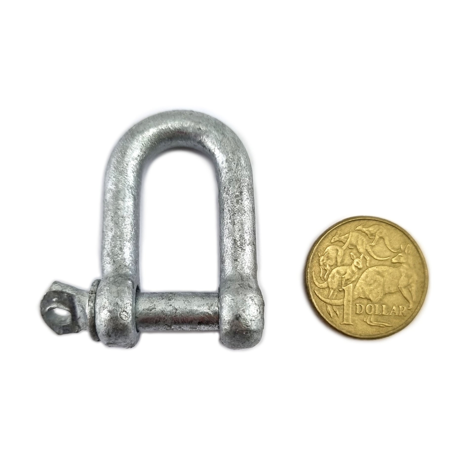 Galvanised D Shackles. Sizes 6mm - 25mm. Australia wide Shipping ...