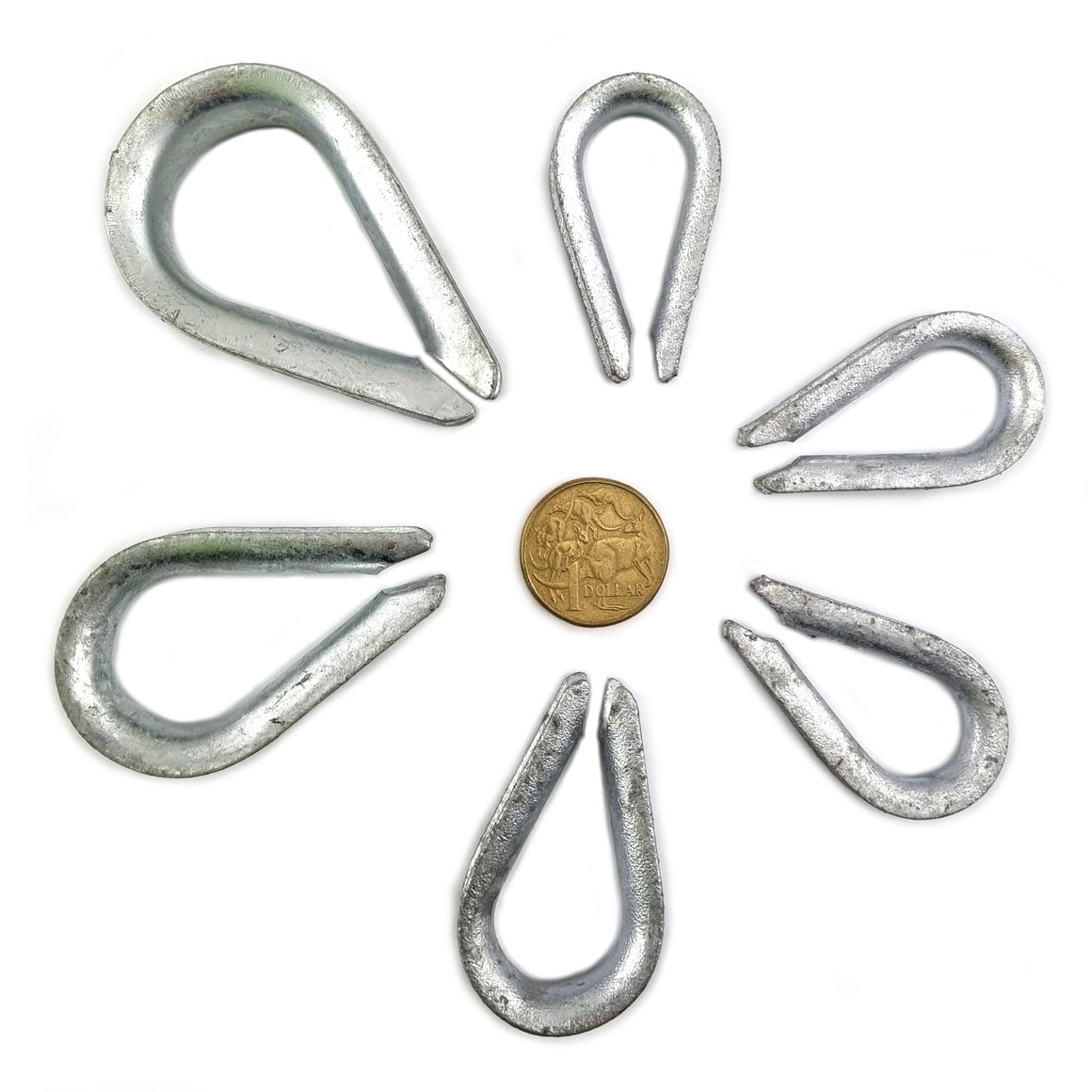 4mm Galvanised Thimble. Shop Hardware & Thimbles Online. | Chain.com.au